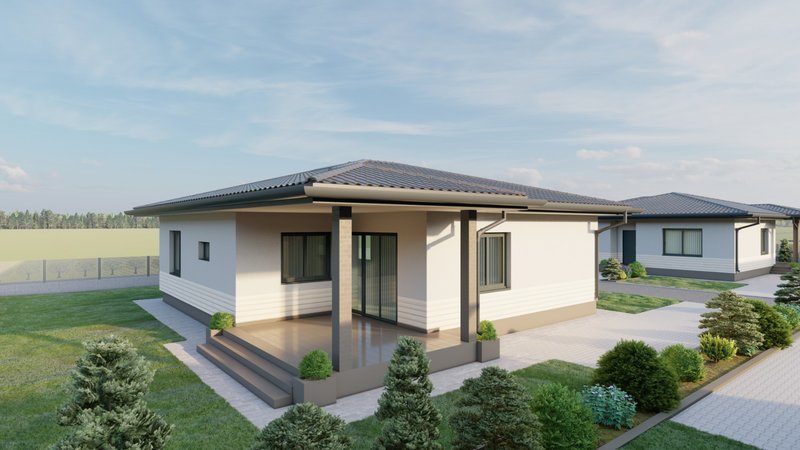 Casa Balotesti, complex rezidential de case pe un nivel - anuntul.ro ...